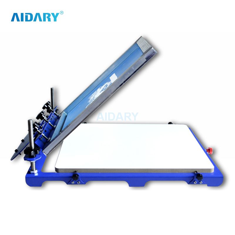 Micro-adjust Big Size One Color Screen Printing Machine - Buy hat ...