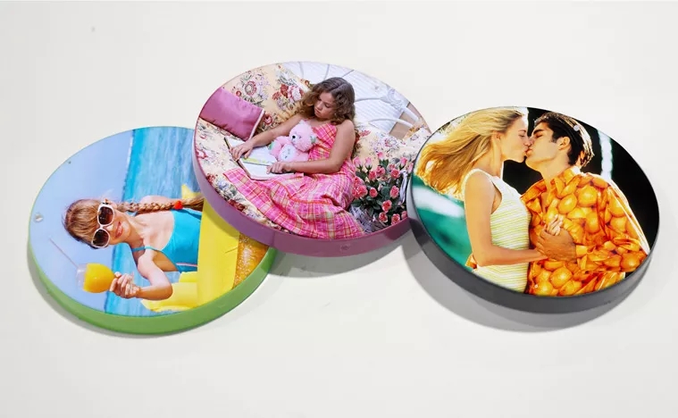 Sublimation 47mm Round Plastic Key Ring - Buy Sublimation 47mm Round ...